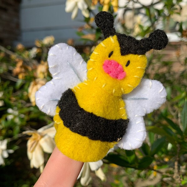Bumble Bee Puppet - Etsy