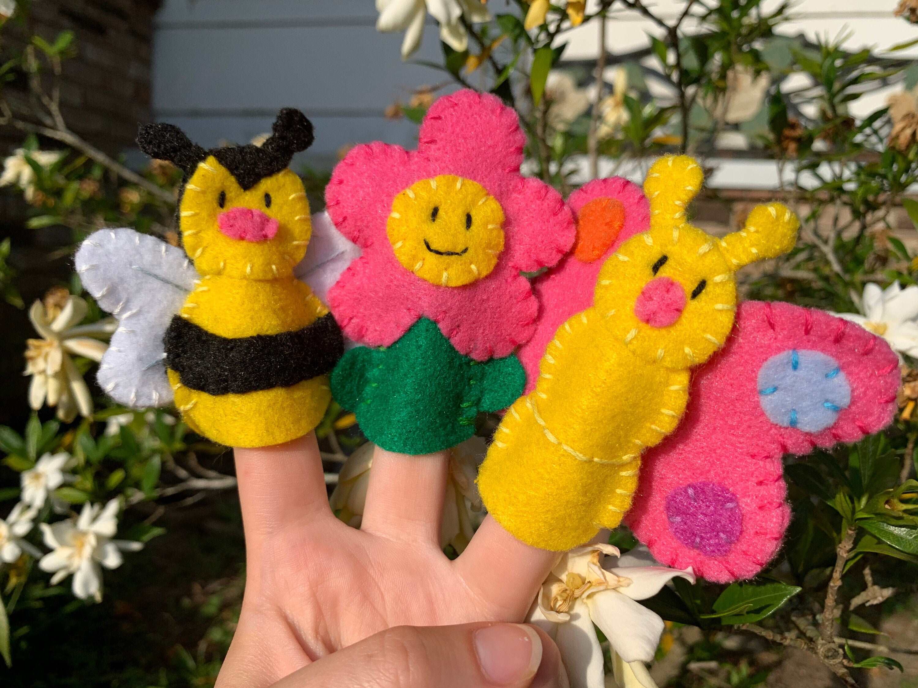 Spring Felt Finger Puppets First Birthday Party Favors - Etsy