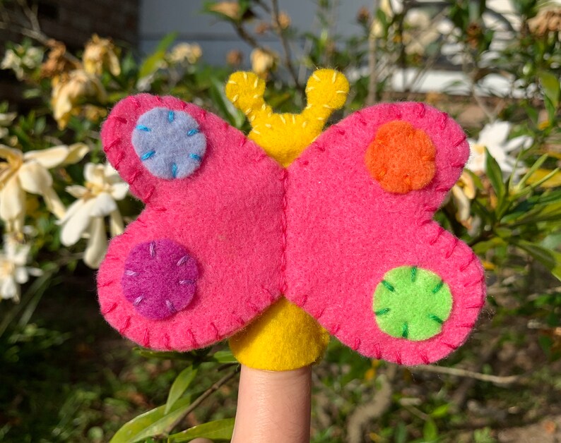 Spring Felt Finger Puppets First Birthday Party Favors - Etsy