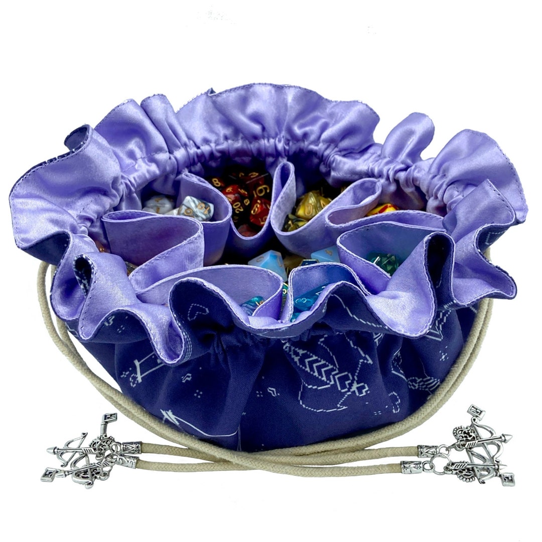 8-bit Bag | DND Dice Bag | D&D Dice Bag | Dungeons and Dragons | RPG ...