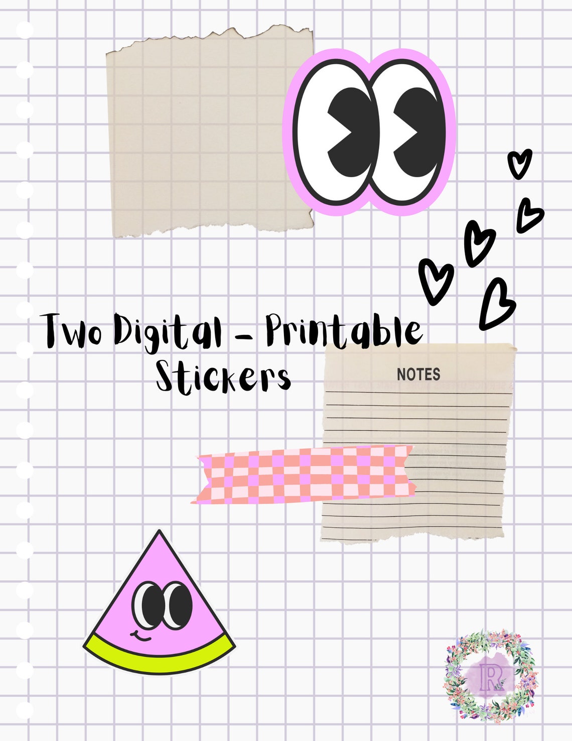 Printable Stickers, Digital Stickers , Cute Digital Planner Stickers ...