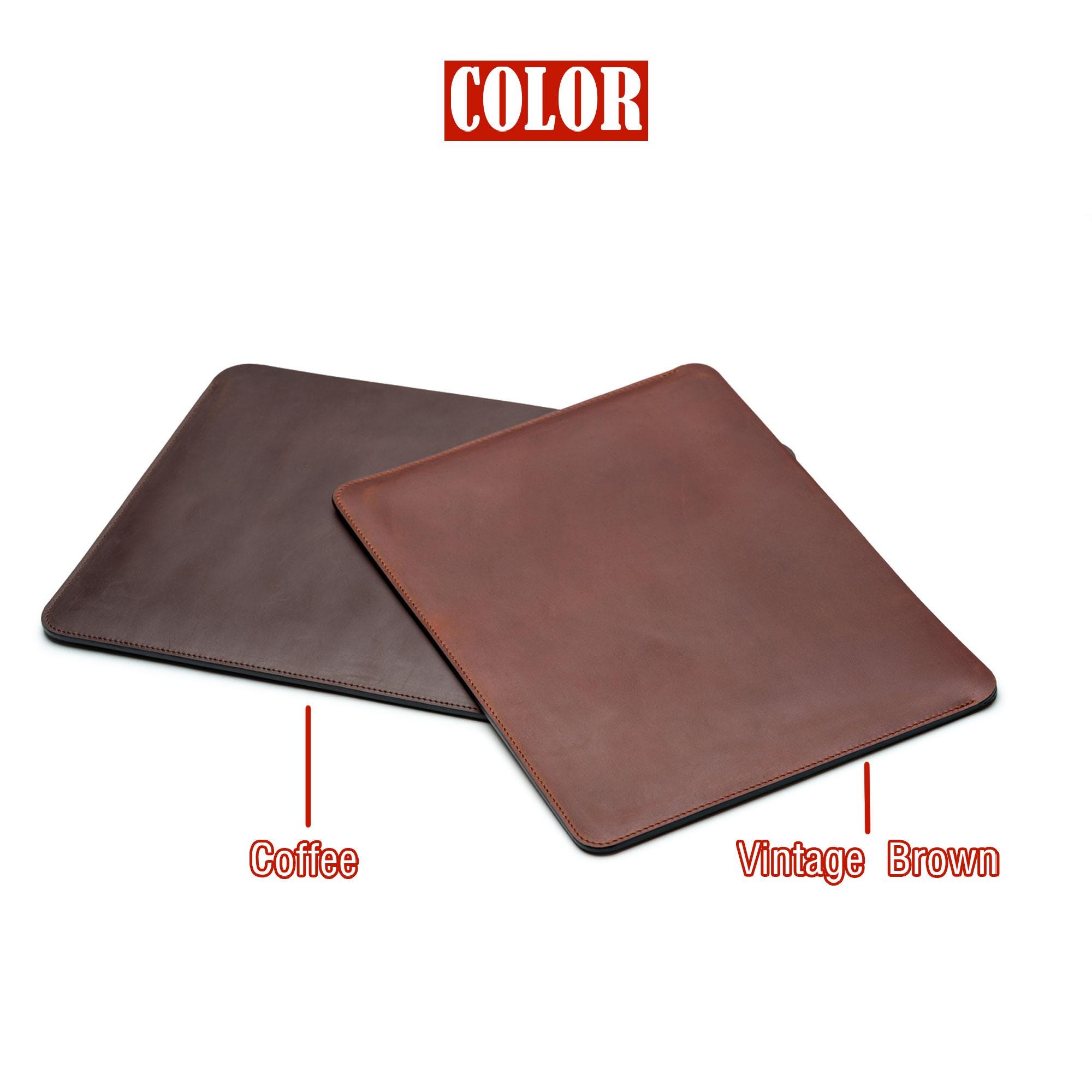 Custom Leather MacBook Air & Pro Sleeve - Fit for M1/m2/m3/pro/max ...