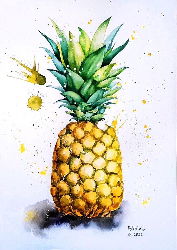 Pineapple Watercolor