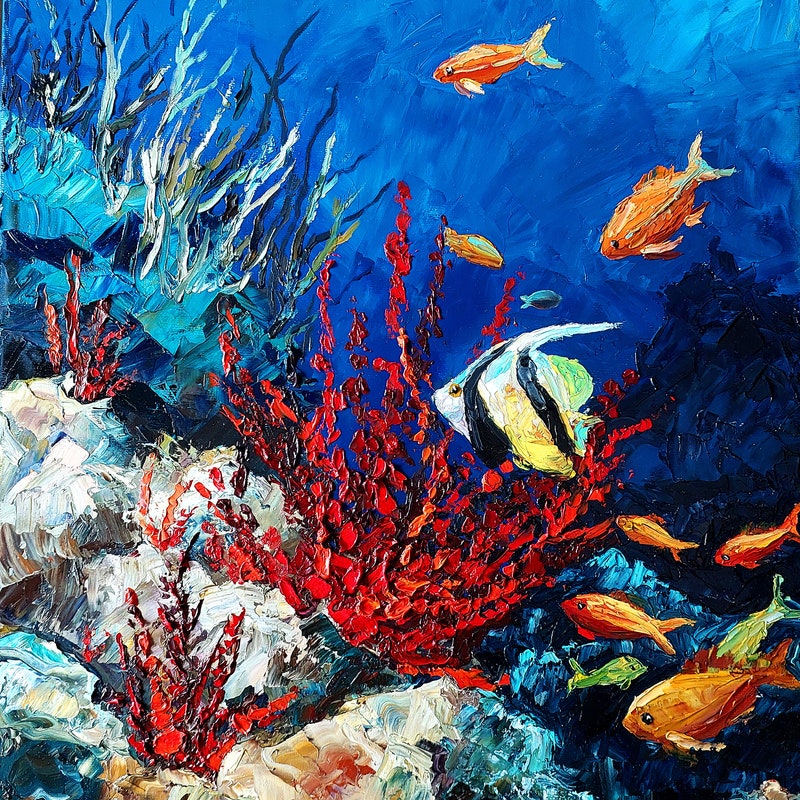 Fish Painting - Etsy