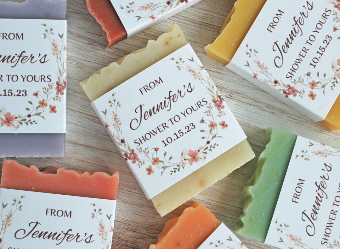 Wildflower Soap Favor for Bridal Shower, Floral Baby Shower ...