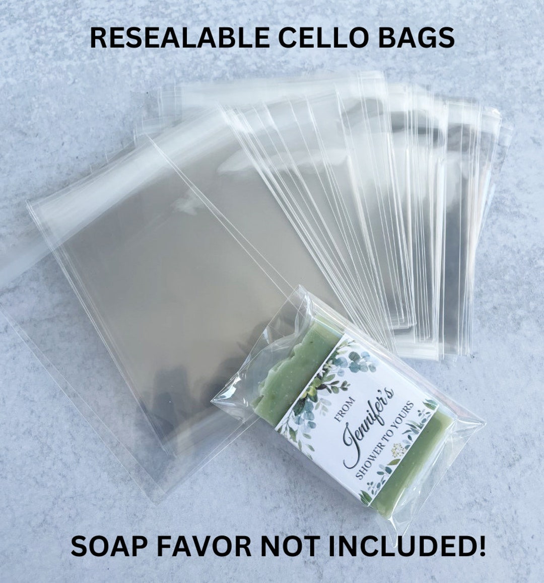 Packaging Option for Soap Bar Favors, Plastic Bag Small Gift Packaging ...