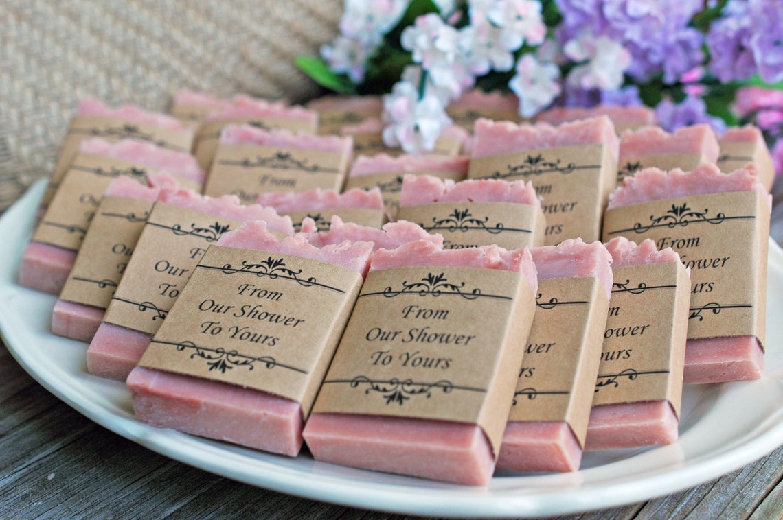 Wedding favor soap Mini size soap favors for Bridal shower | Etsy