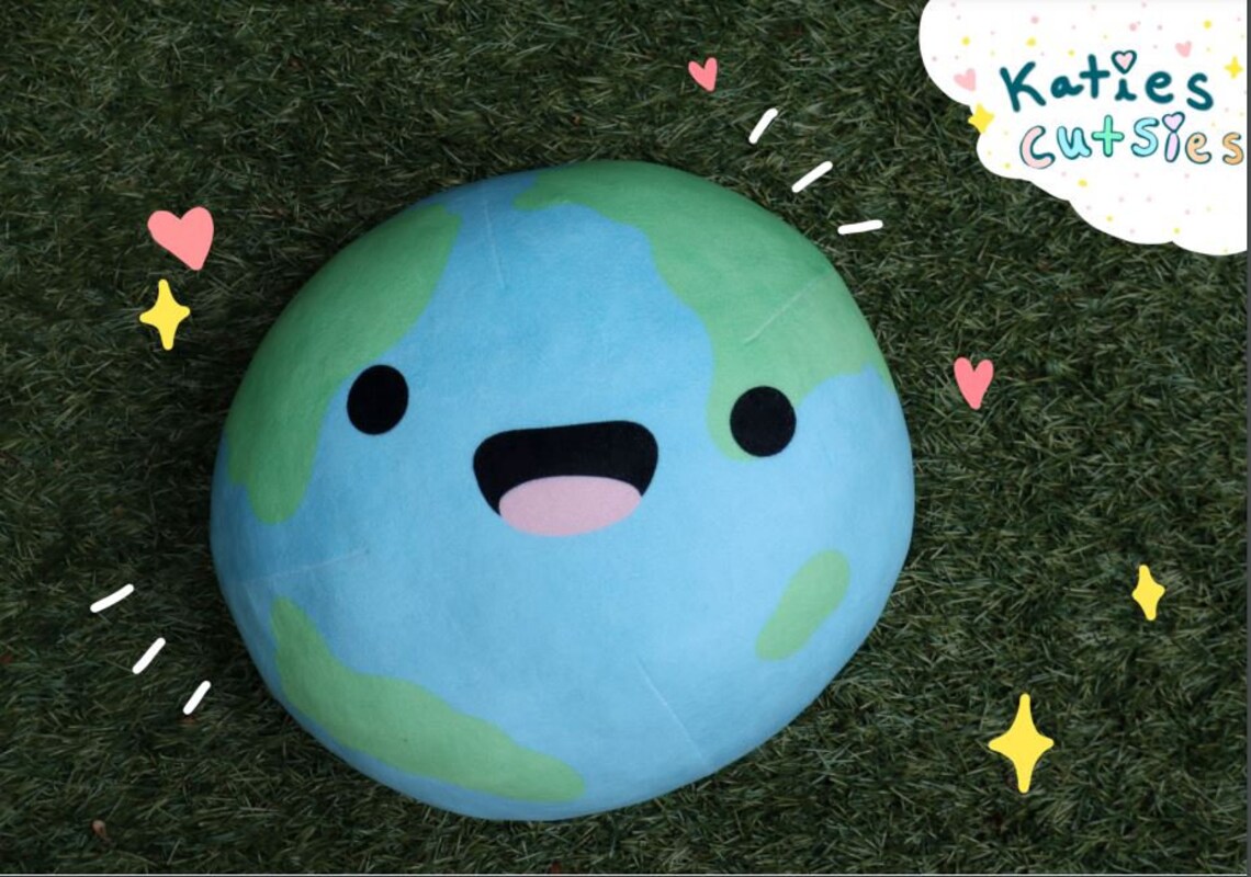 The Earth Plushie - Etsy