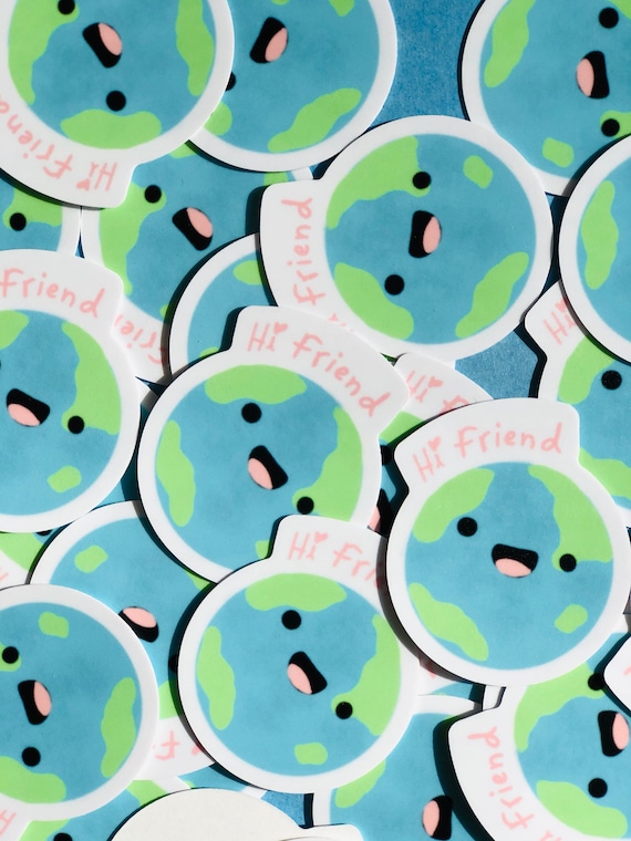 Earth Stickerworld Stickerearth Day is Every Day | Etsy
