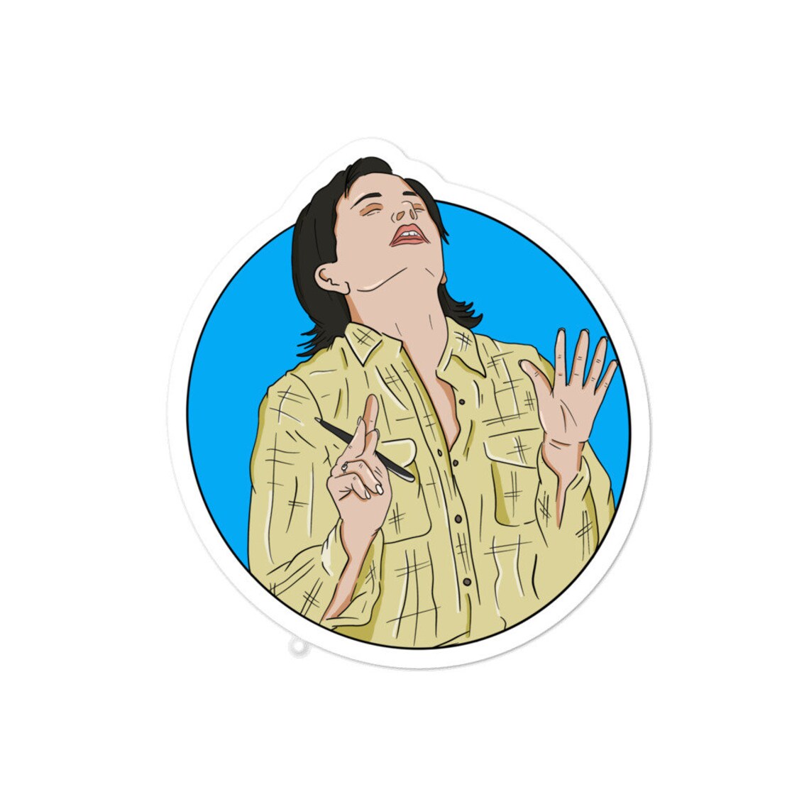Monica Geller Bubble Free Stickers Friends TV Show Gift for - Etsy