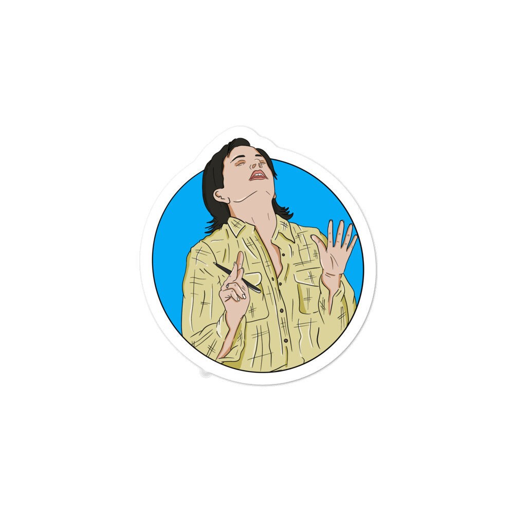 Monica Geller Bubble Free Stickers Friends TV Show Gift for - Etsy