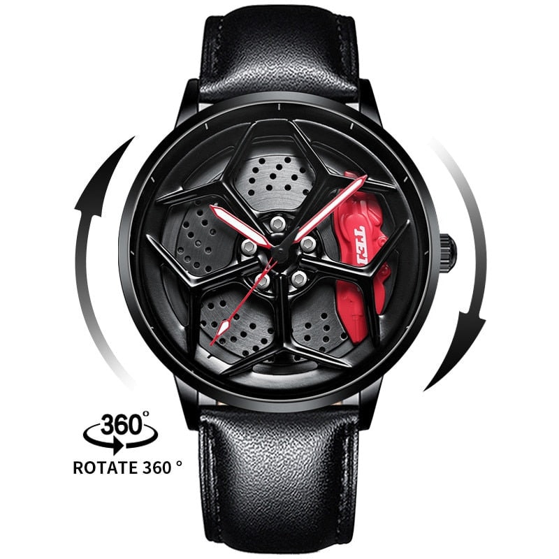 Gyro Lambo Tei Racing Alloy Wheel Watch, Car Enthusiastic Accessories ...