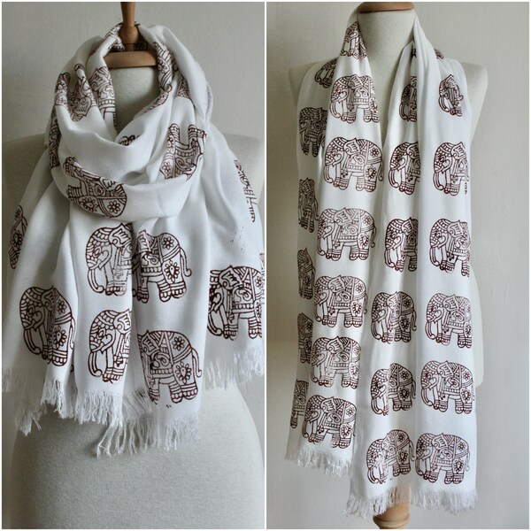 Elephant Scarf - Etsy