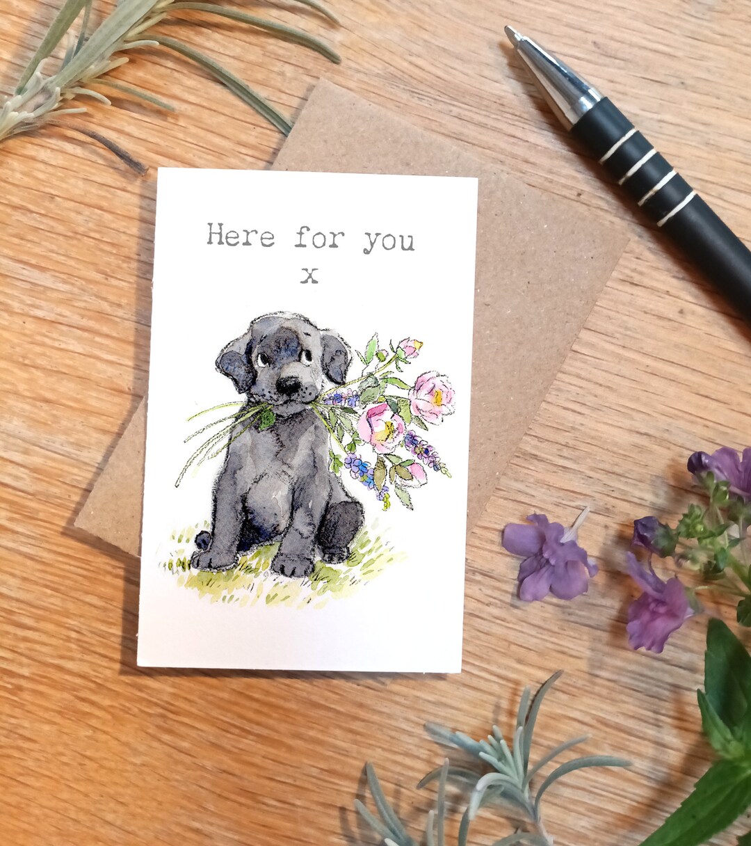 Little Keepsake Card - Here for You - Credit Card Size - Write a Little ...