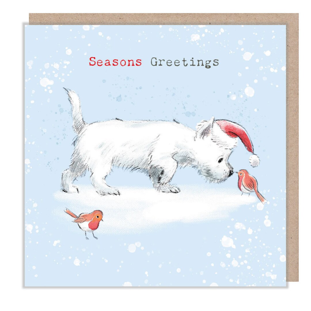 Seasons Greetings - Quality Christmas Card - 150 X 150 Mm - Charming ...