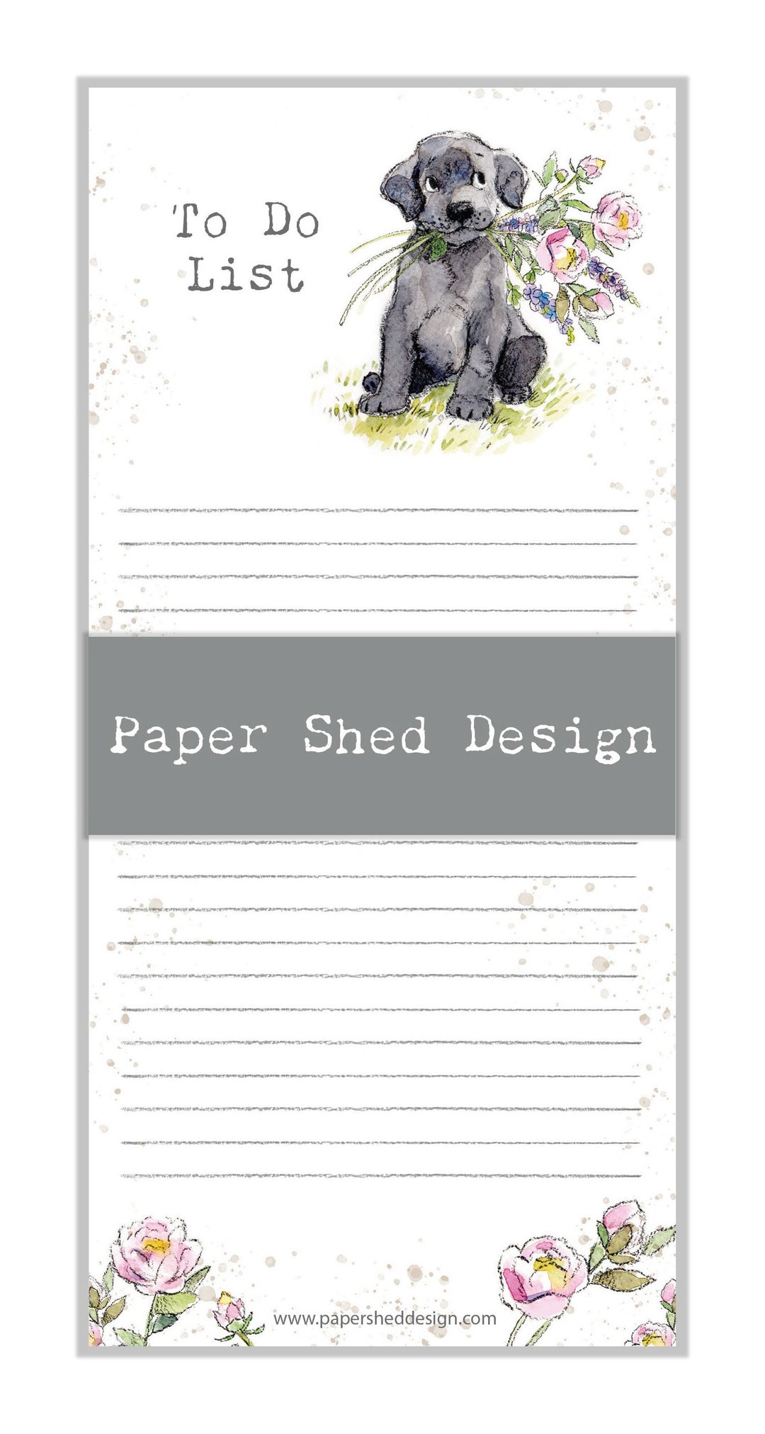 Magnetic Notepad - to Do List - Black Lab - NOTE010 - Etsy