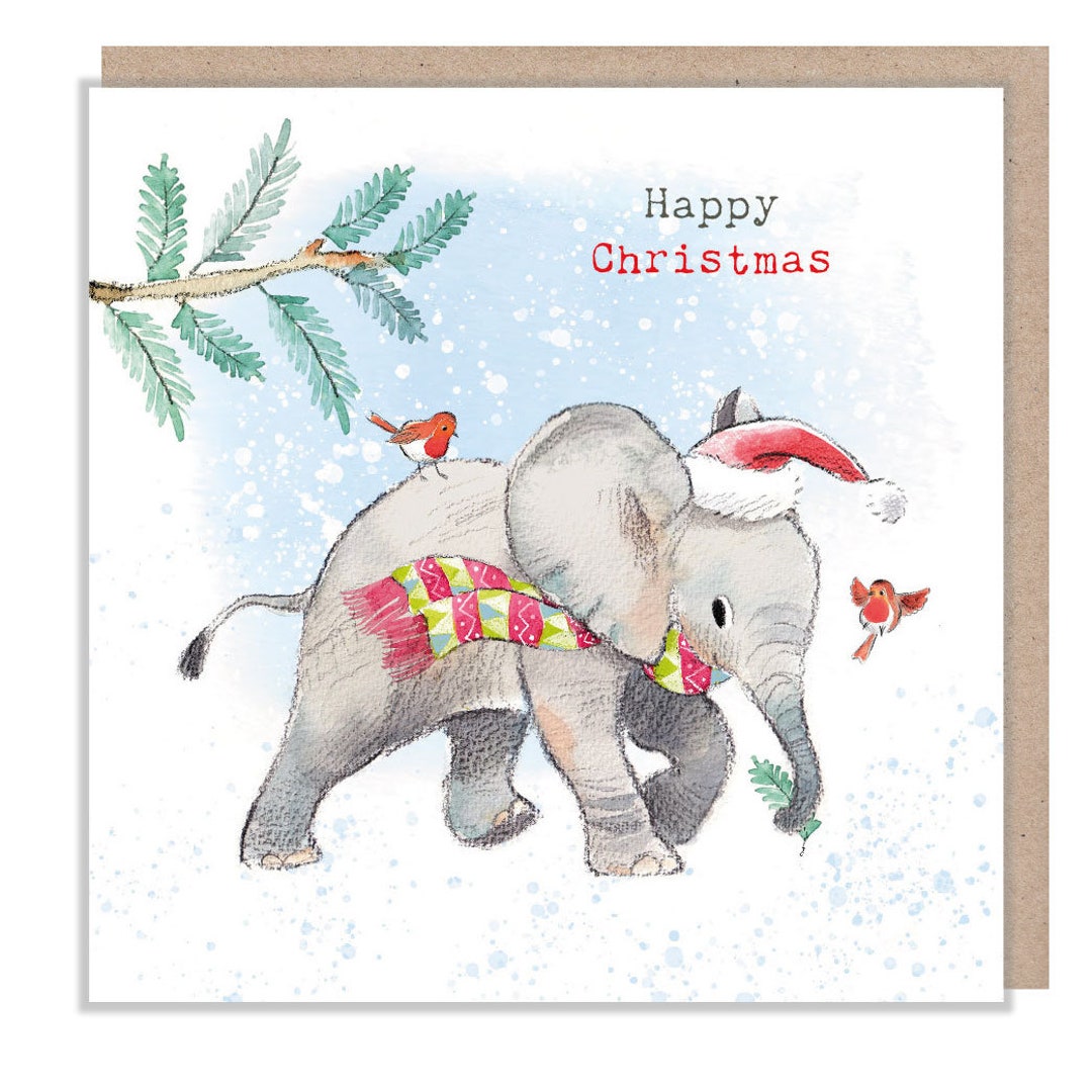 Happy Christmas - Quality Christmas Card - 150 X 150mm - Charming ...