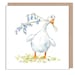Blank Card -white Duck - Quality Greeting Card - Duck and Bluebell ...