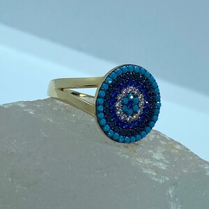Evil Eye Gold - Evil Eye Jewelry - Gold Evil Eye Ring - Evil Eye ...
