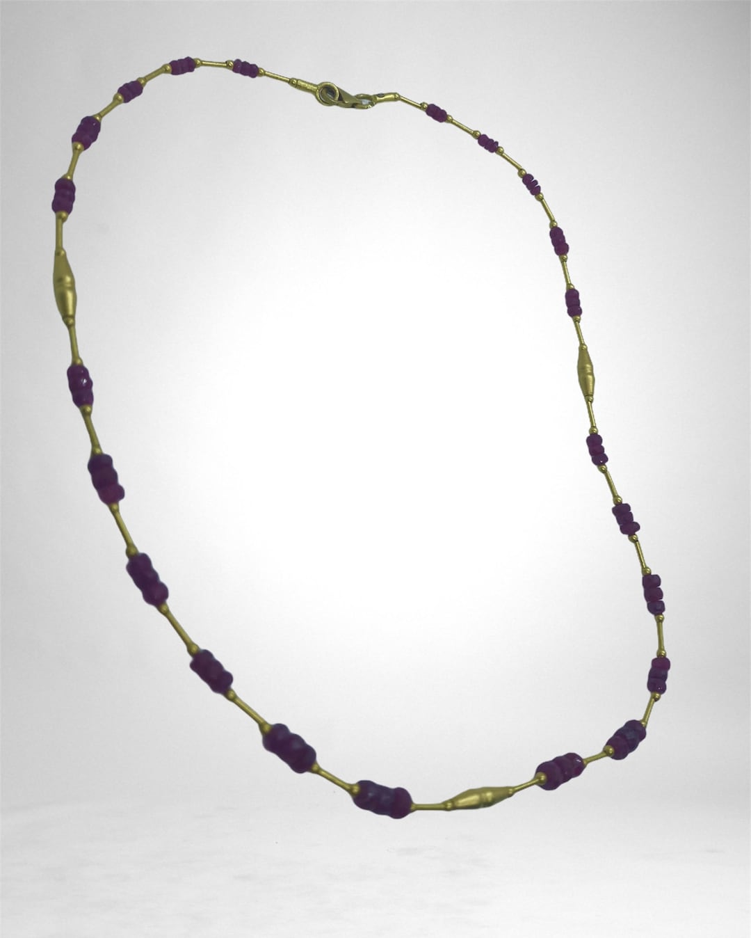 Ruby Gold Necklace ruby Necklace Ruby Gold Jewelry Necklace With Ruby ...