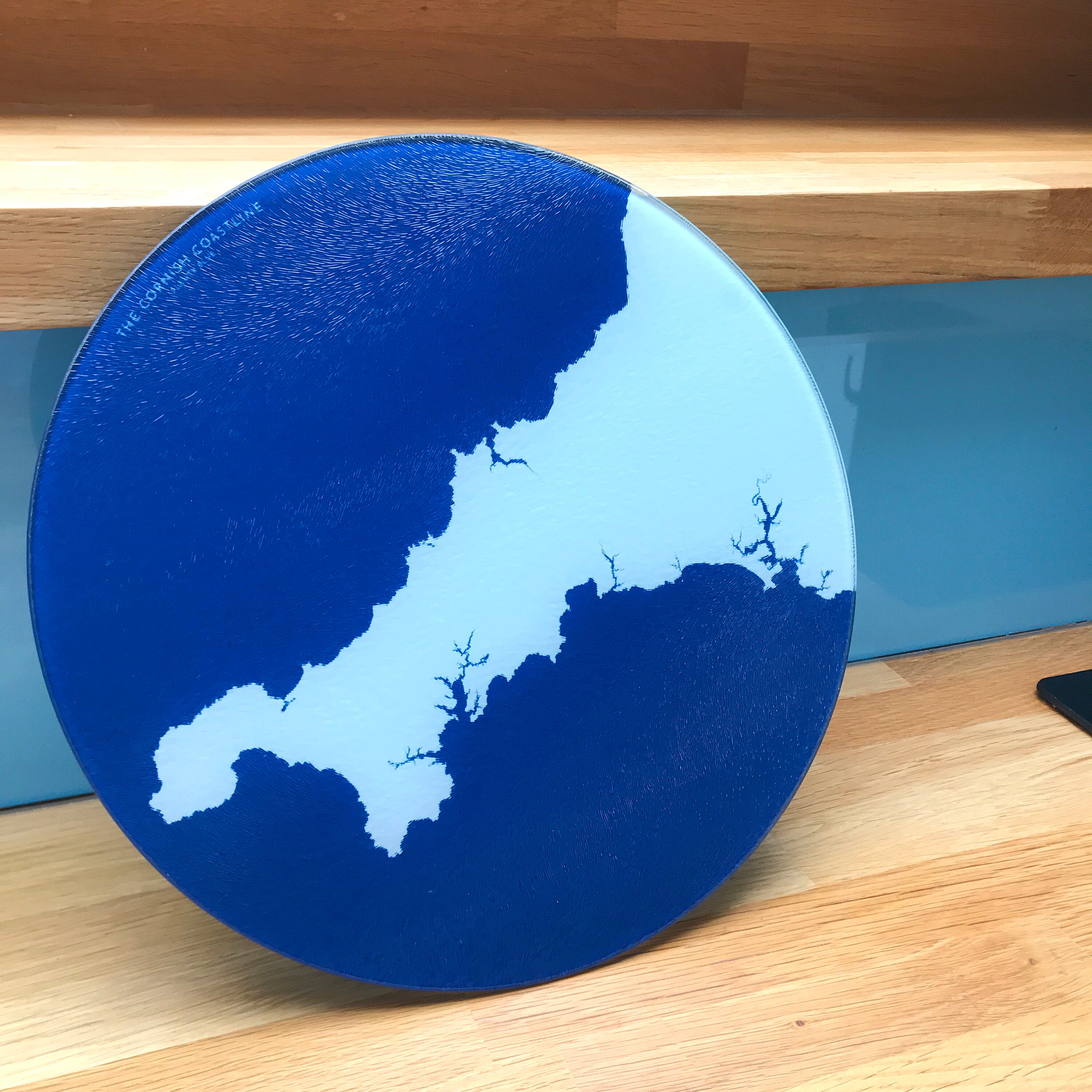 Cornwall Map Chopping Board Cornwall Map Art Cornwall Gift - Etsy