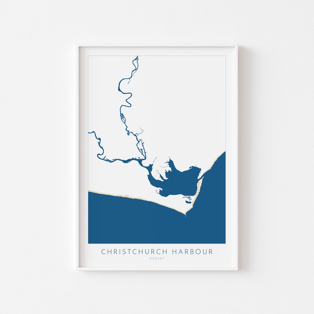 Christchurch Harbour Map - Christchurch Art, Mudeford, Bosham ...