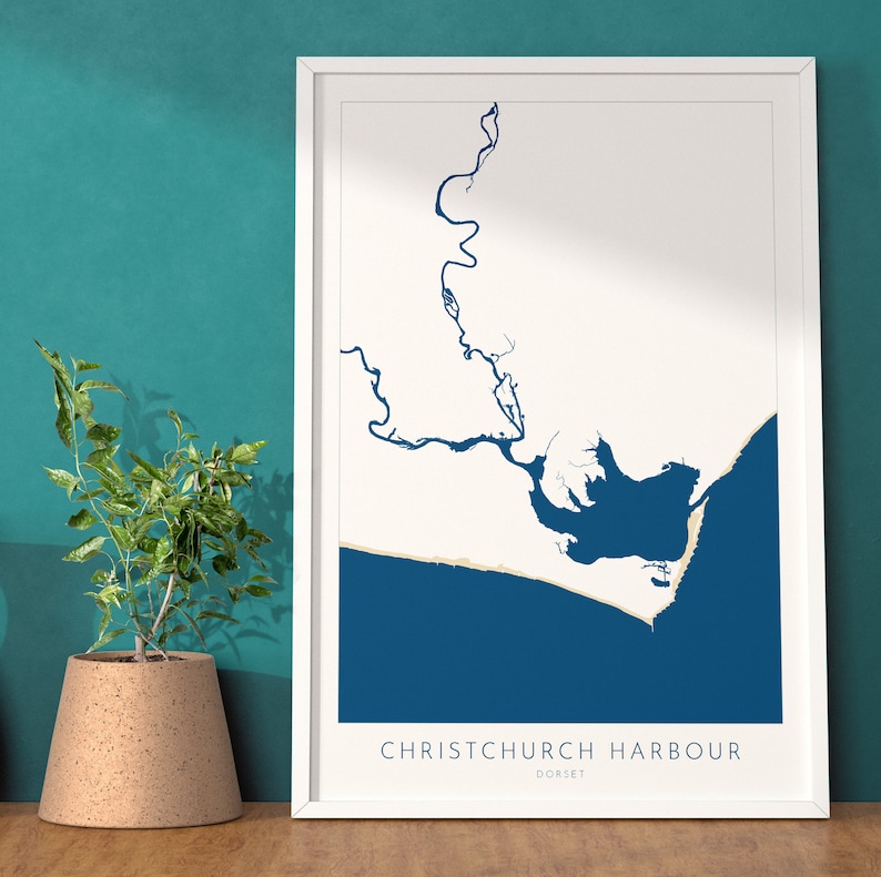 Christchurch Harbour Map - Christchurch Art, Mudeford, Bosham ...