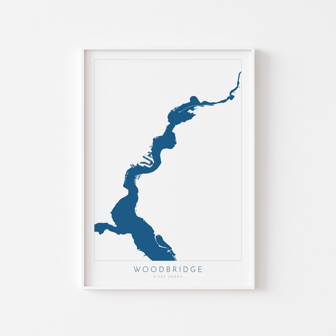 Woodbridge Suffolk, Woodbridge Art, Suffolk Map, River Deben, Suffolk ...