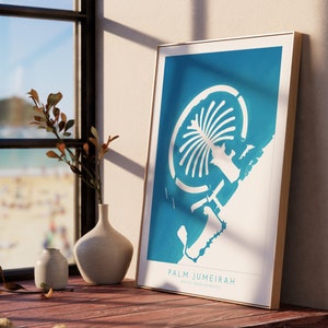 The Palm Dubai Art Palm Jumeirah Map, Dubai Map, Dubai Art, Dubai ...