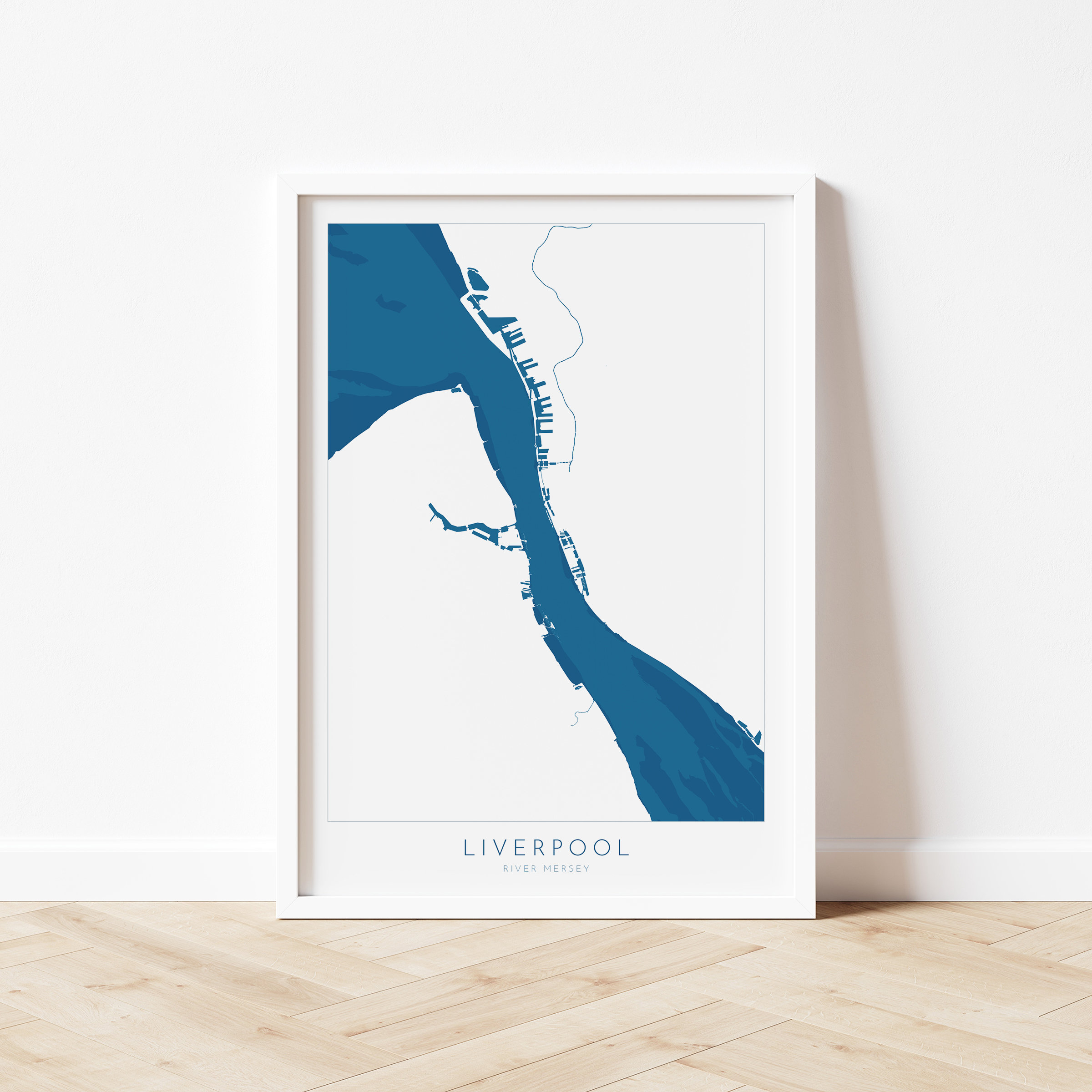 Liverpool Map Art Liverpool Map, the River Mersey Map, Liverpool UK Art ...