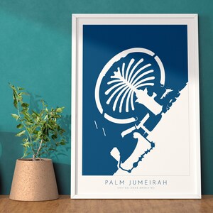 The Palm Dubai Art Palm Jumeirah Map, Dubai Map, Dubai Art, Dubai ...