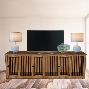 96" X 30" Triple Large Dog Kennel Entertainment Center Build Plans-dog ...