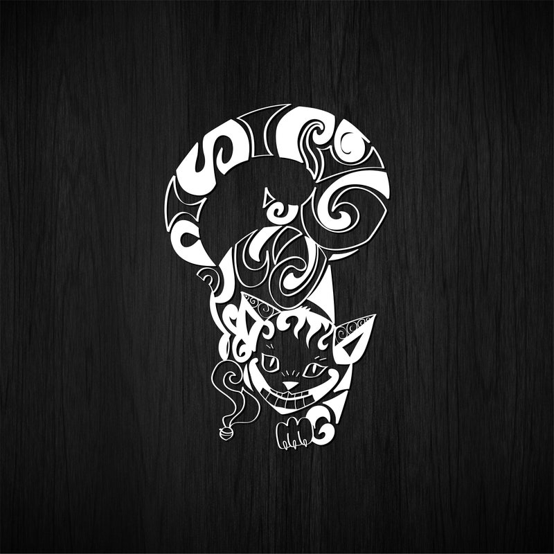 Chesire Cat Svg - Etsy