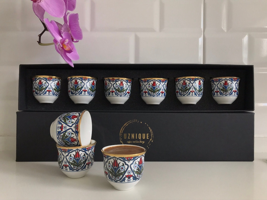 Turkish Coffee Cups, Mothers Day Gift, Greek Coffee Cups, Coffee Cups ...