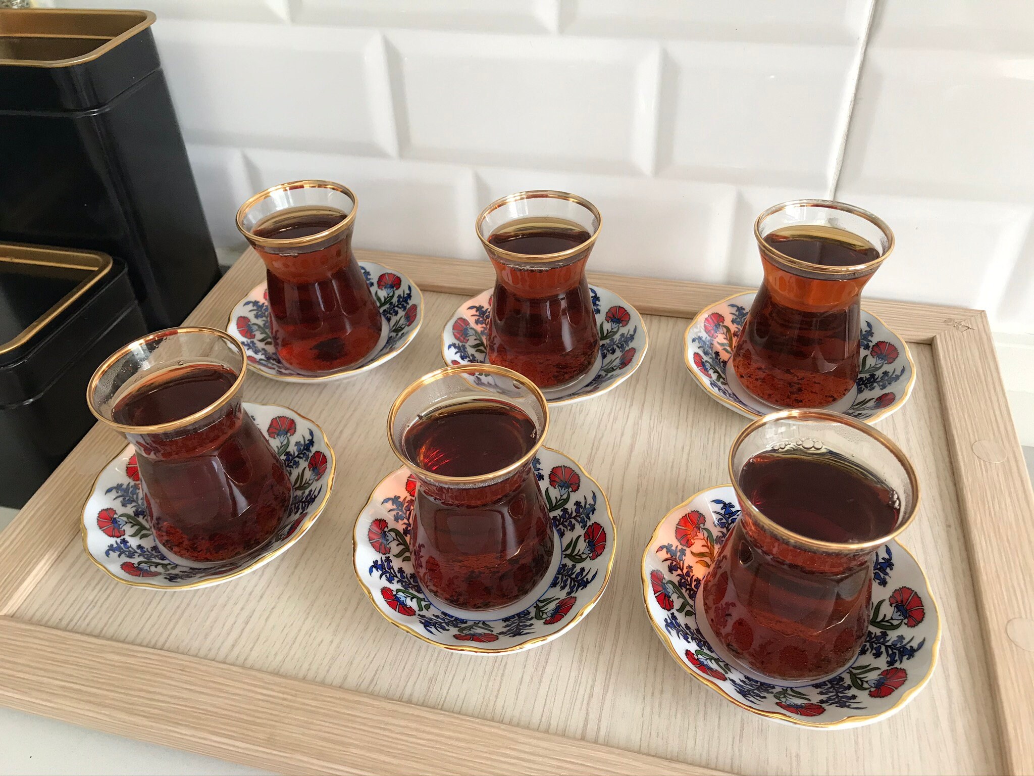 Turkish Tea Cups Turkish Tea Set Glass Tea Cup Turkish Tea | Etsy