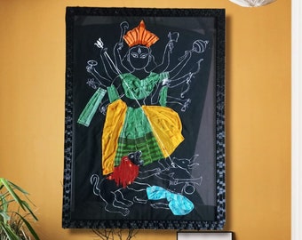 Kolkata Paint Saree - Etsy