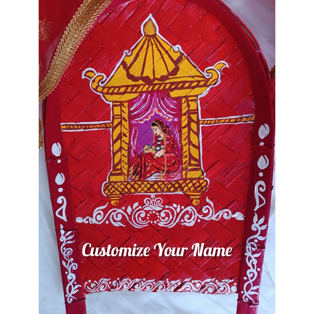 Bengali Wedding Kulo, Hand Painted Decorative Kulo for Wedding, Kulo ...