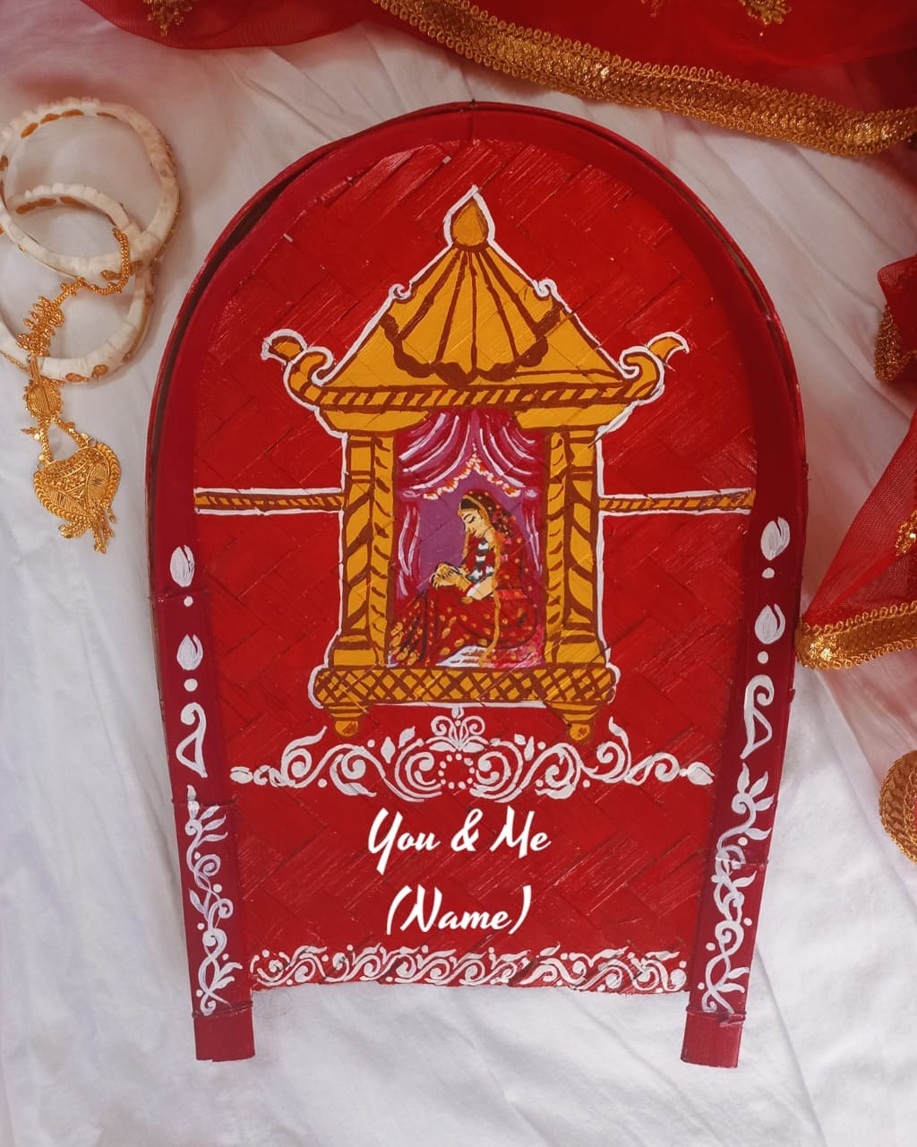 Bengali Wedding Kulo, Hand Painted Decorative Kulo for Wedding, Kulo ...