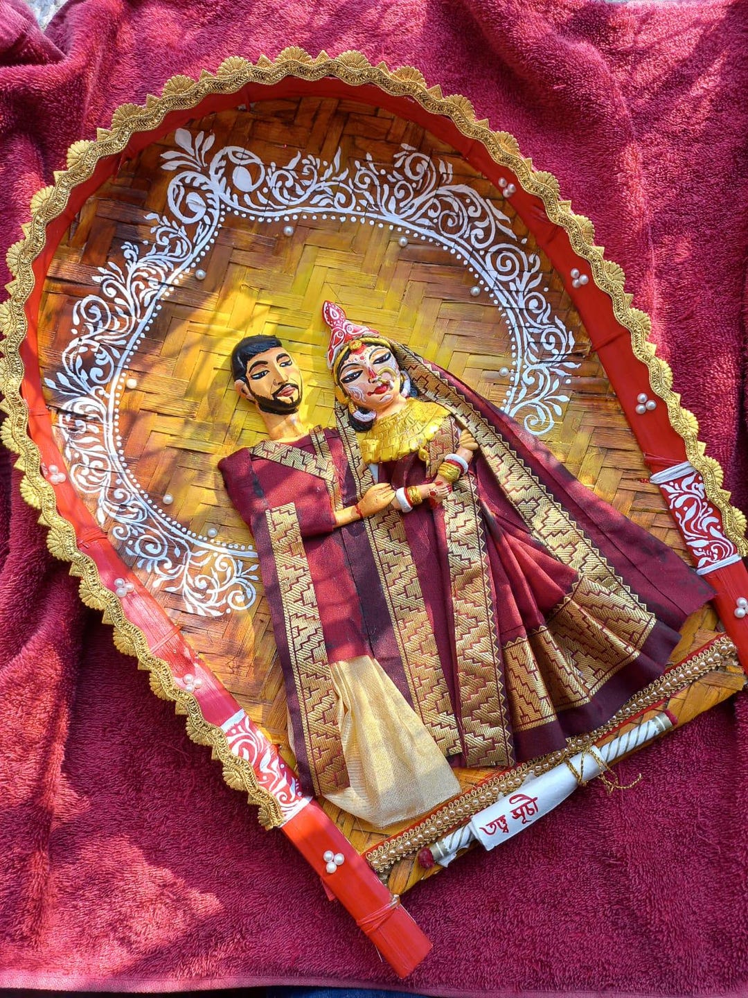 Bengali Wedding Totto Suchi, 3D Totto Suchi, 3D Handmade and Hand ...