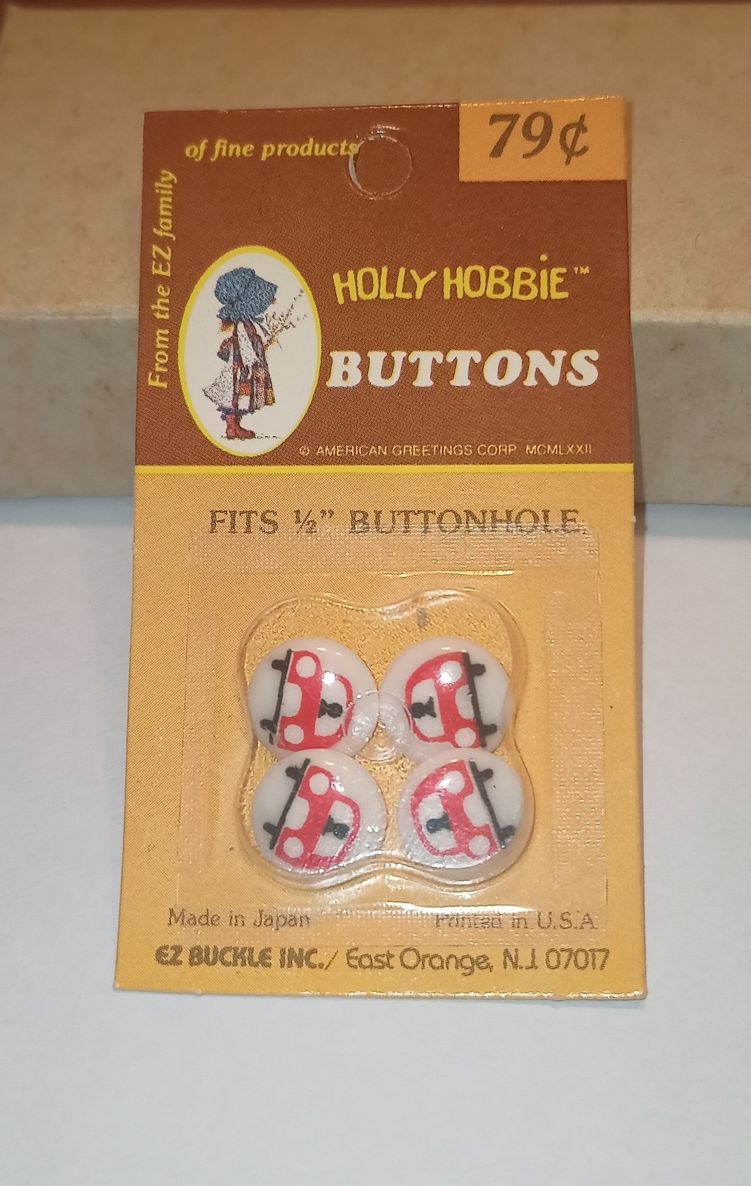 Small Holly Hobbie Buttons, 70s SEE PHOTO - Etsy