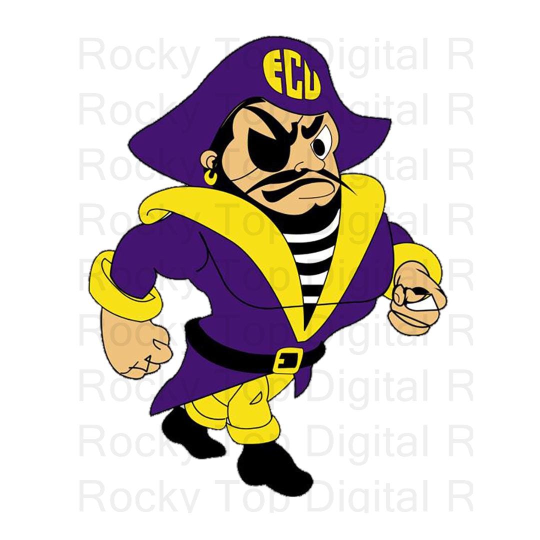 ECU Pirates Logo PNG Digital - Etsy