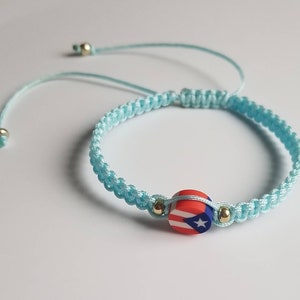 Puerto Rico Flag Bracelet, Latino Bracelet, Puerto Rico Gifts, Puerto ...