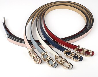 Leather Double Ring Belt - Etsy