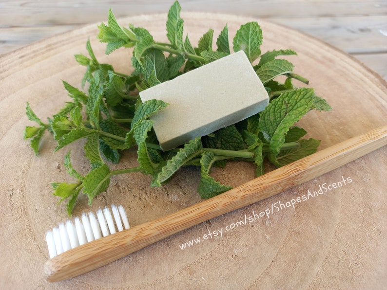 Organic Solid Toothpaste Zero Waste Toothpaste Bar Baking - Etsy