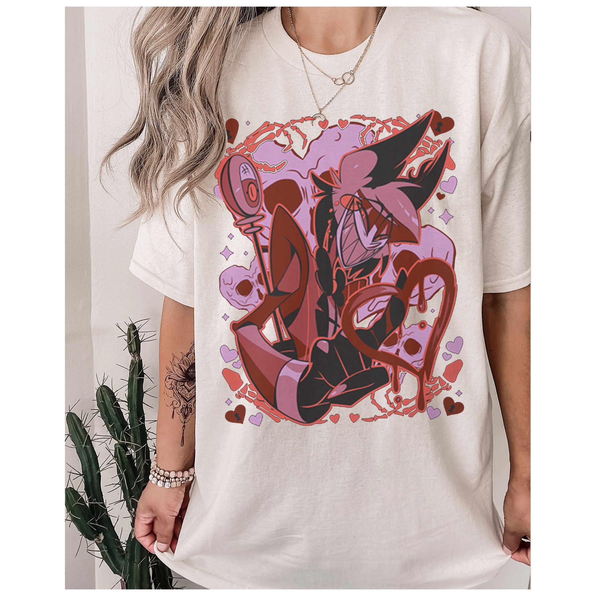 Alastor Valentines Day Hazbin Hotel Shirt, Helluva Boss Shirt, Hazbin ...