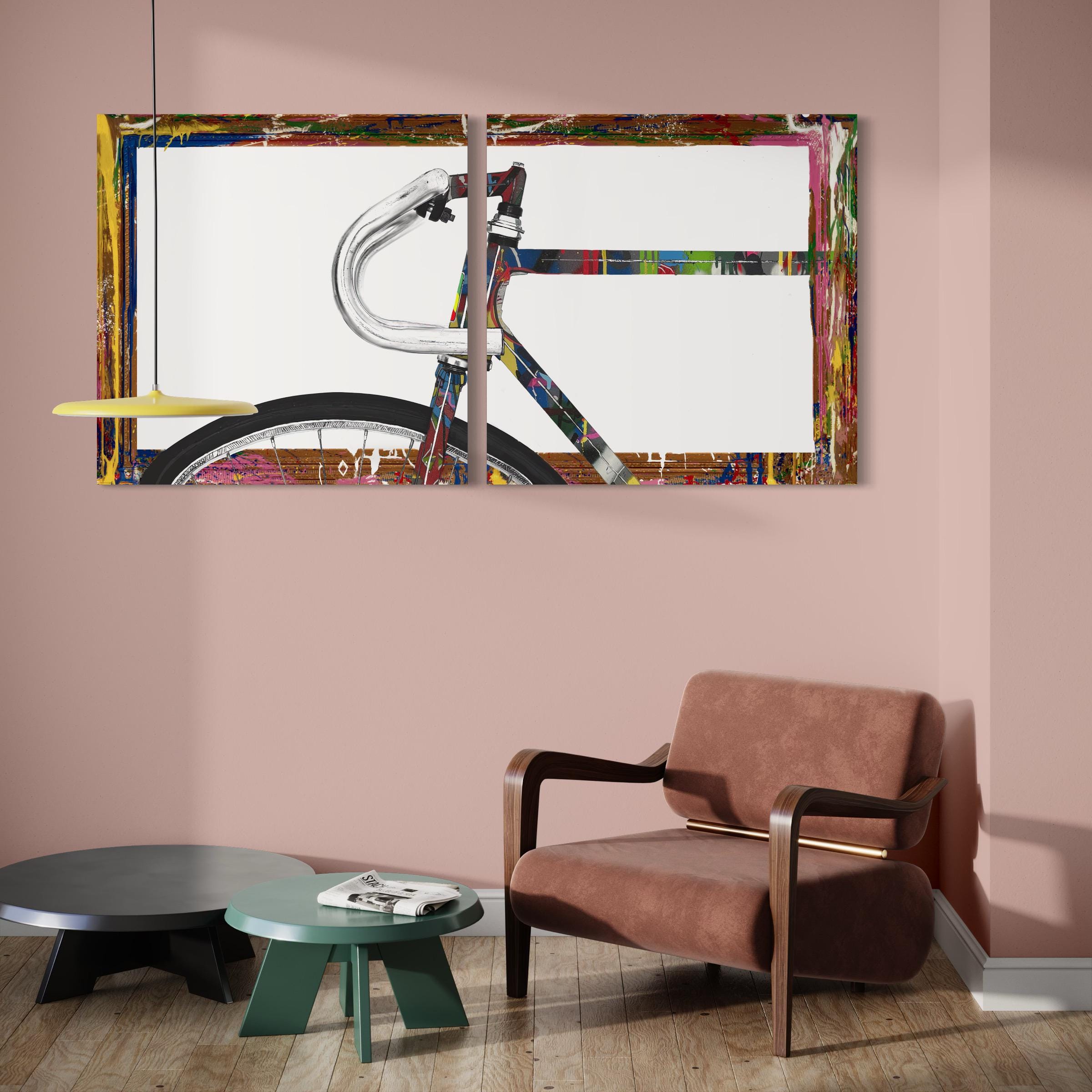 Graffiti Bike Wall Art Gift Art Print Wall Decor Street Pop Art Print ...