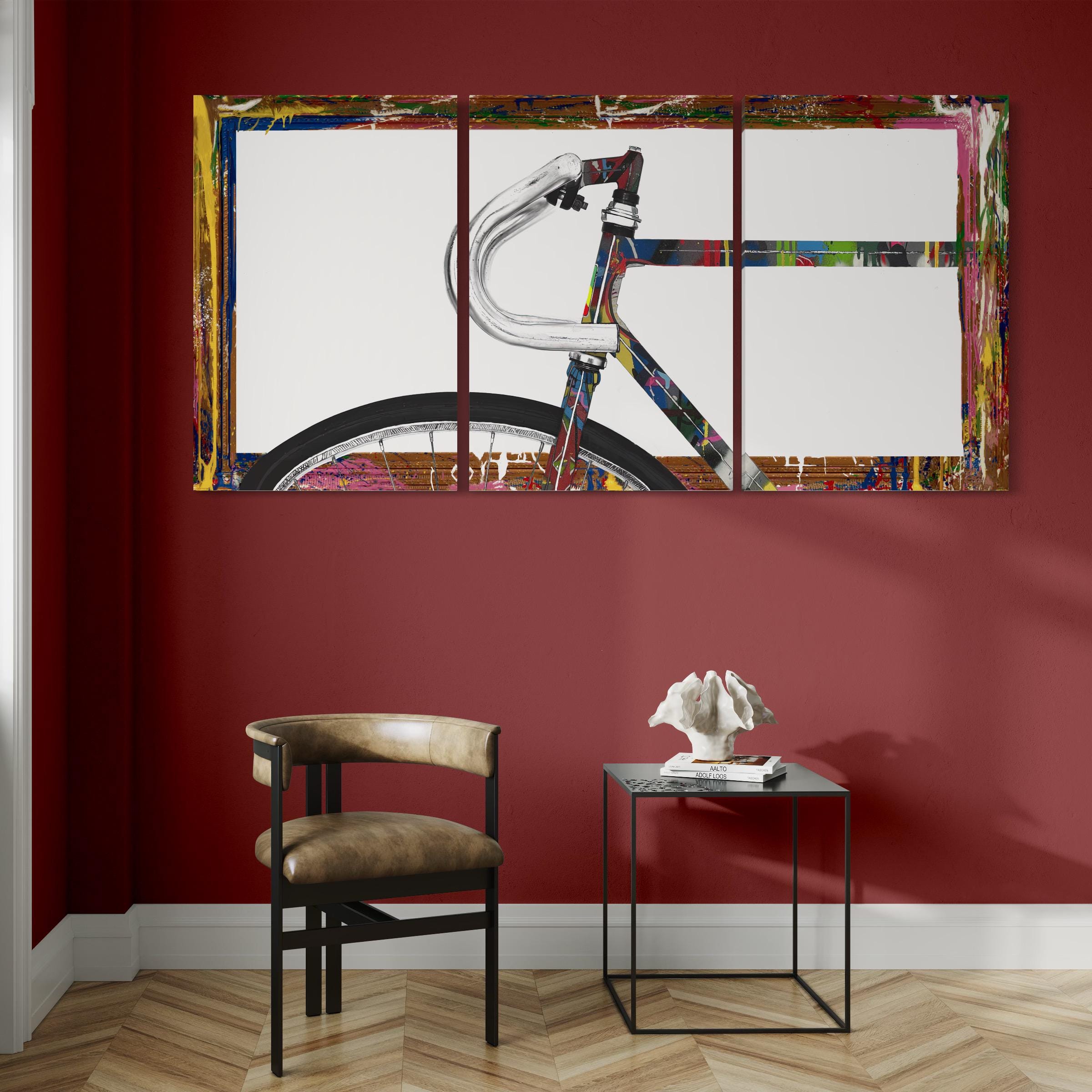 Graffiti Bike Wall Art Gift Art Print Wall Decor Street Pop Art Print ...