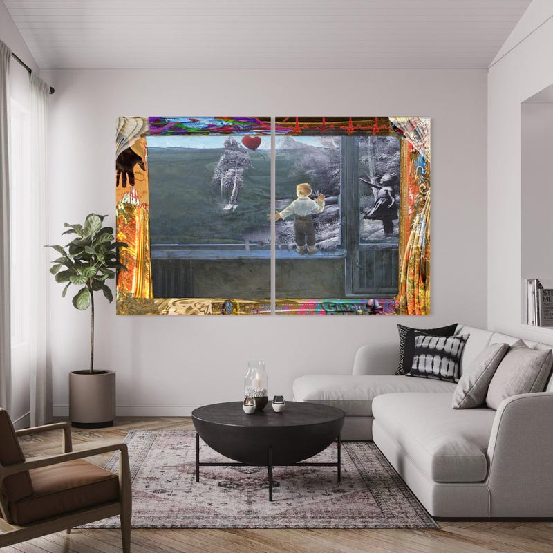 Fake Window Art - Etsy
