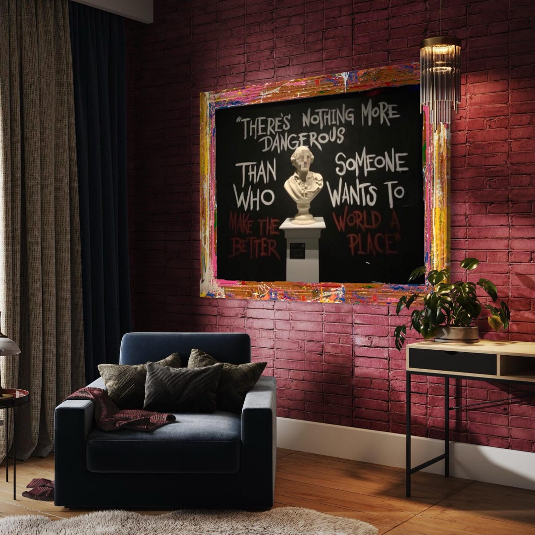 NEW Banksy Wall Art Political Art Modern Street Art Banksy Print Social ...