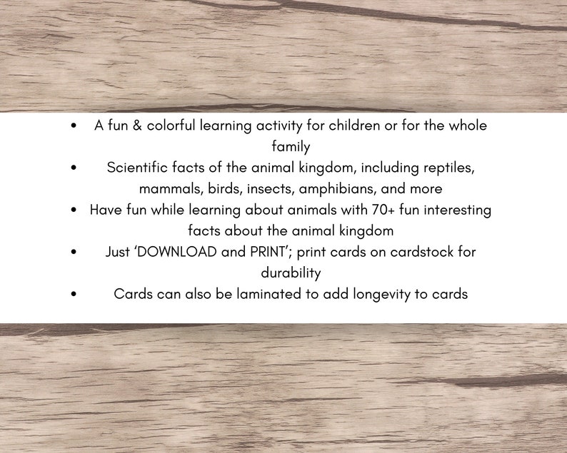 What Am I Animal Science Picture Cards PDF Printable Fun Learning ...